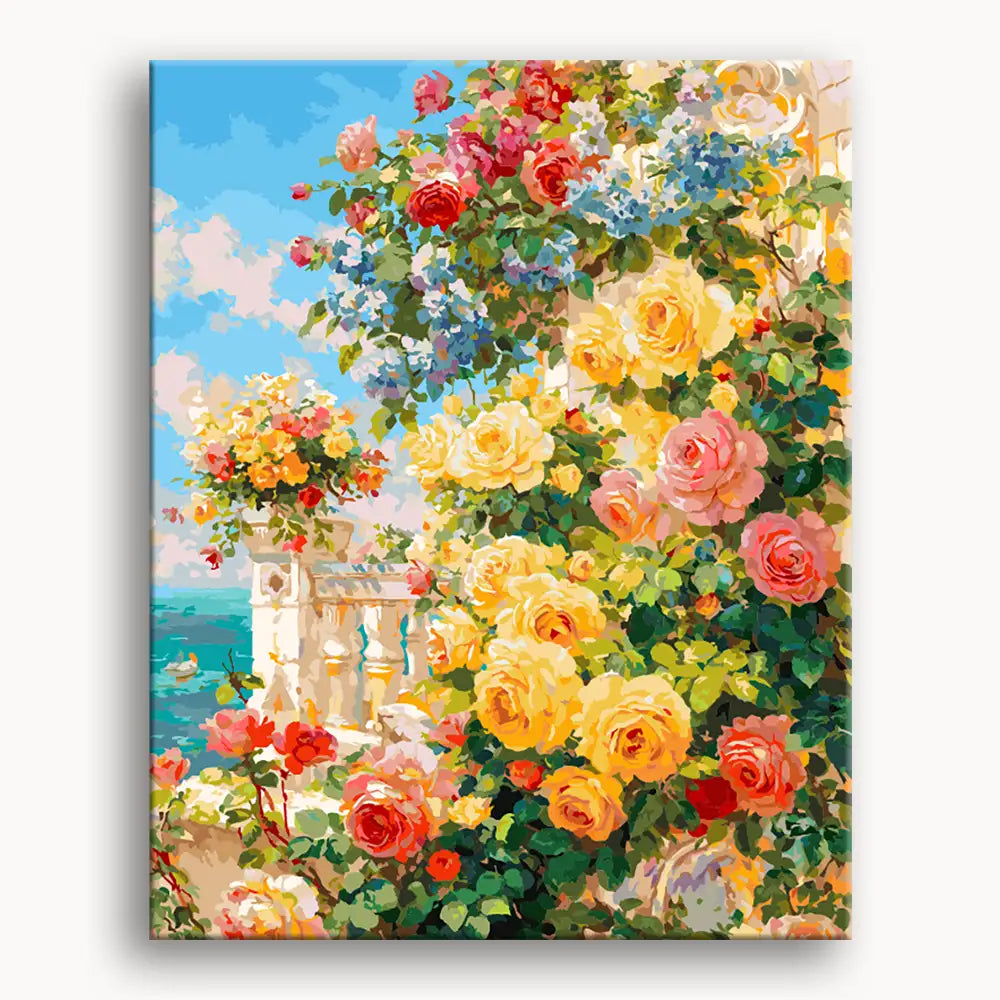 Custom paint by numbers kit